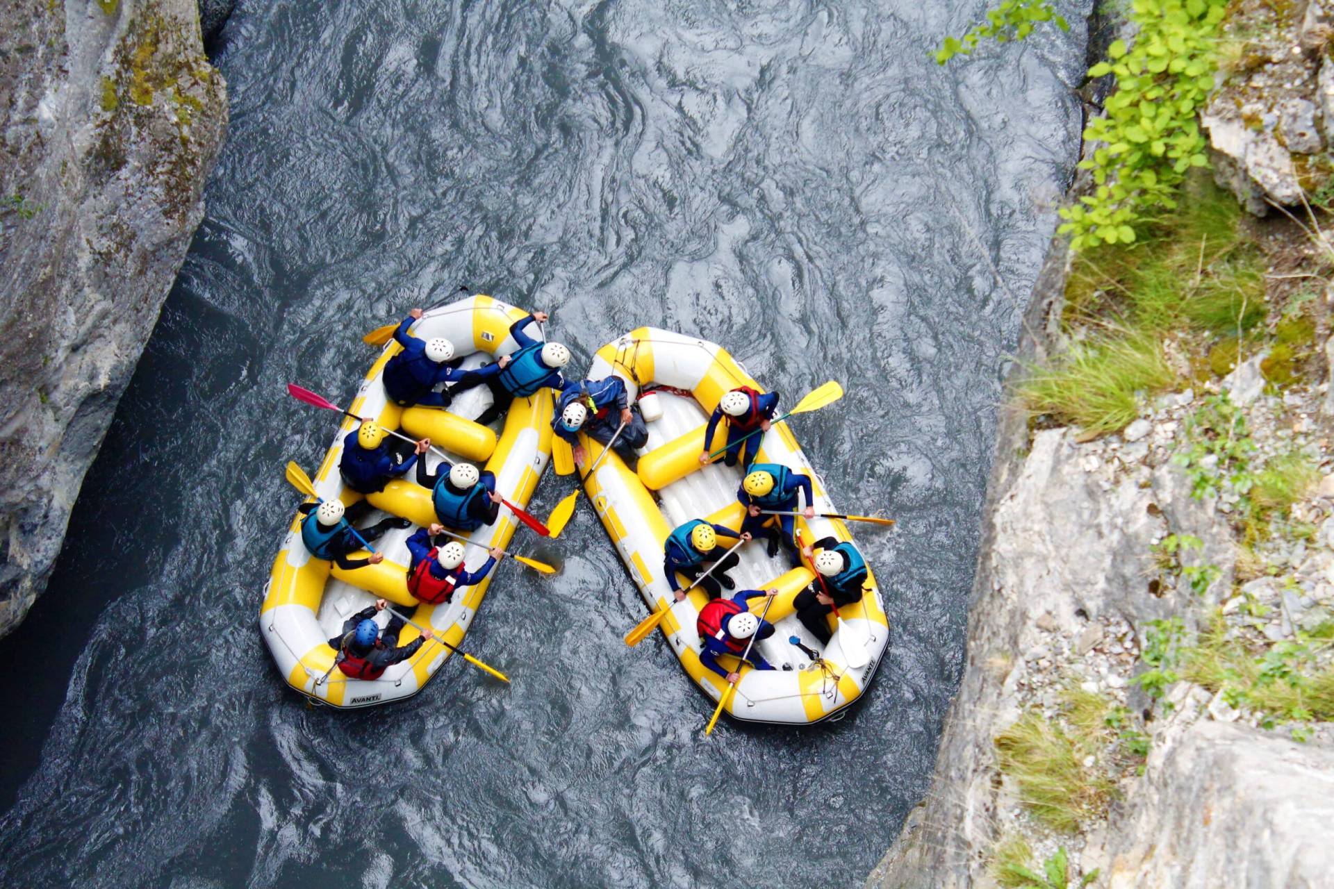 White water course on the Ubaye - Crazy Water Rafting