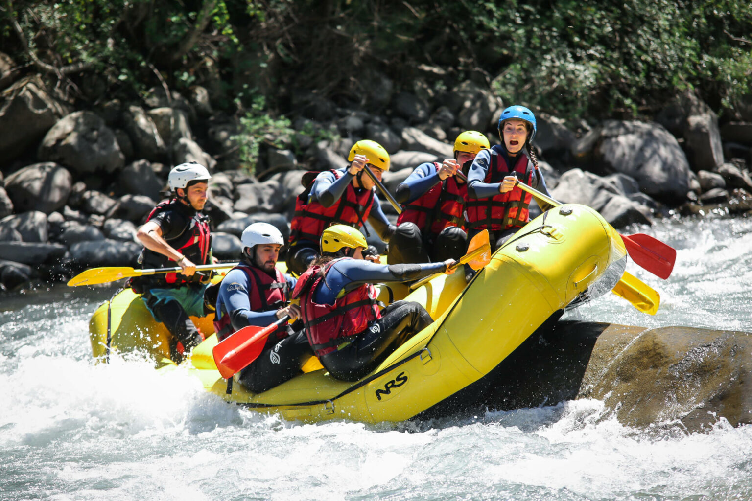 Rafting on the Ubaye - Barcelonnette Valley - Crazy Water Rafting