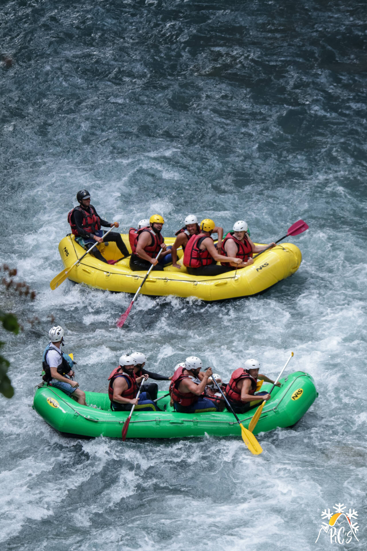 Group rafting with Crazy Water - Ubaye